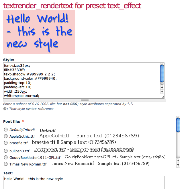 ImageAPI Text Renderer | Drupal.org